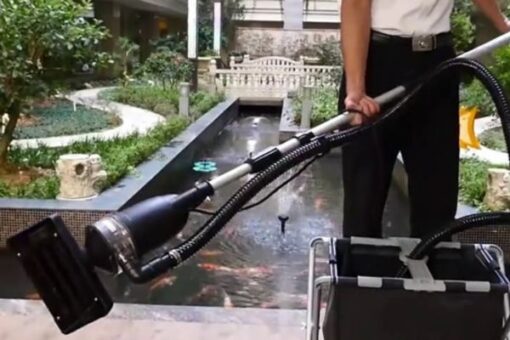 Máy Vệ Sinh Hồ Cá Koi Hailea Pc8000 (Kèm Sọt Rác) - Thiên Dương Koi